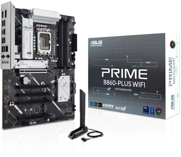 ASUS Prime B860-PLUS WiFi Gaming Mainboard Sockel Intel LGA 1851 (Intel B860, ATX, DDR5 Speicher ...