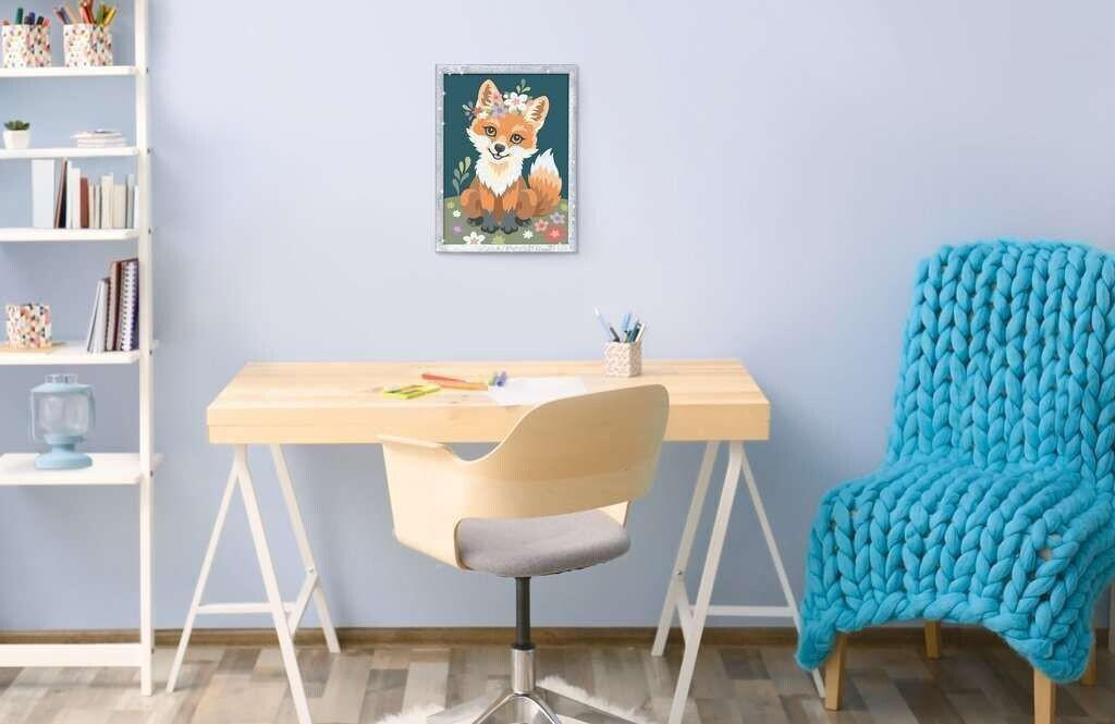 Ravensburger CreArt 23765 - Blumiger Fuchs - Malen nach Zahlen für ...