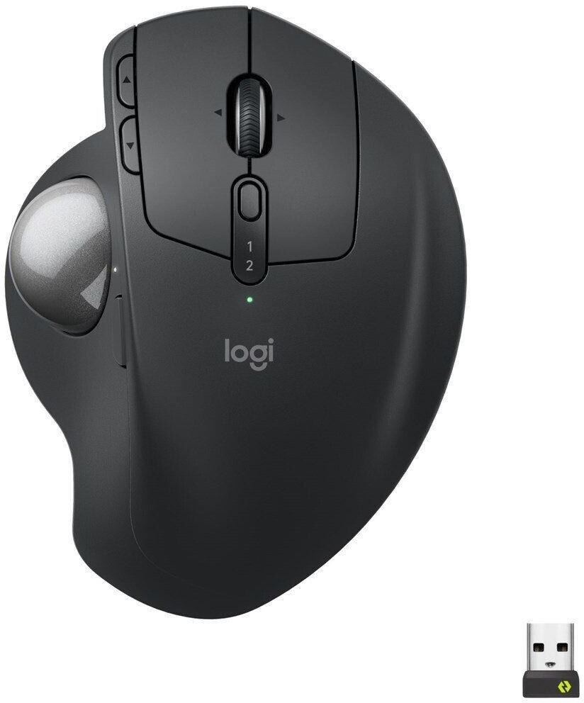 Logitech MX Ergo S Advanced kabellose Trackball-Maus, über USB-C ...