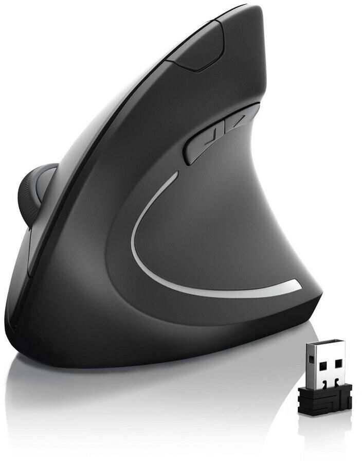 CSL ergonomische Maus (Vertikale Optische Wireless kabellos Funk Mouse ...