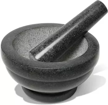 Wenco Mörser mit Stößel Granit, grau, ⌀16cm (555876) Granitmörser ab 15,24€