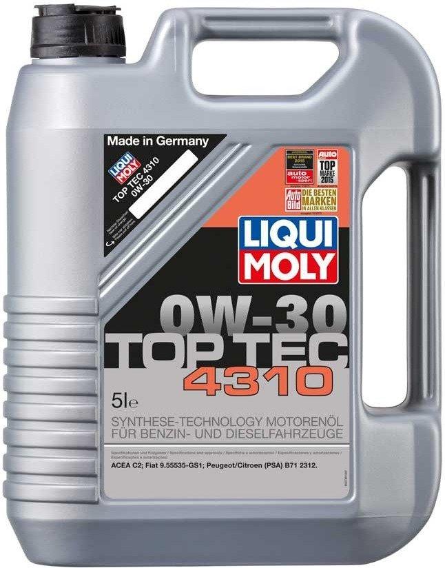 LIQUI MOLY Top Tec 4310 0W-30 (5 l) Erfahrungen auf Testbericht.de