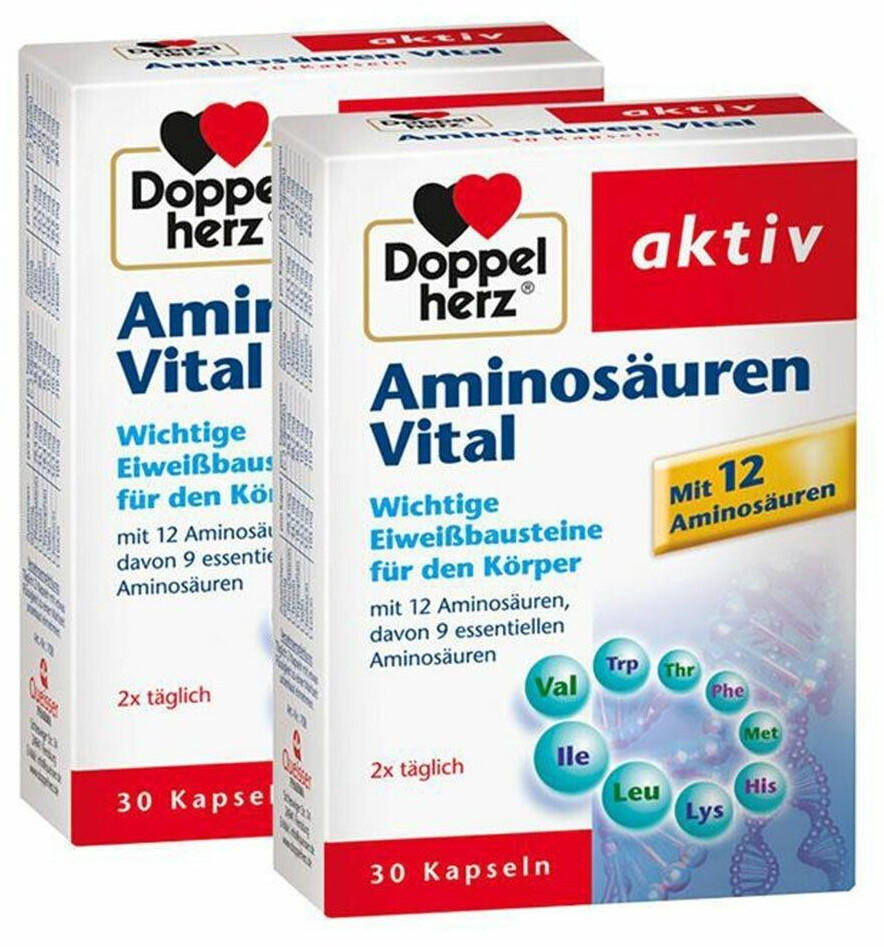 Queisser Doppelherz aktiv Aminosäuren Vital Kapseln Erfahrungen: 141 ...