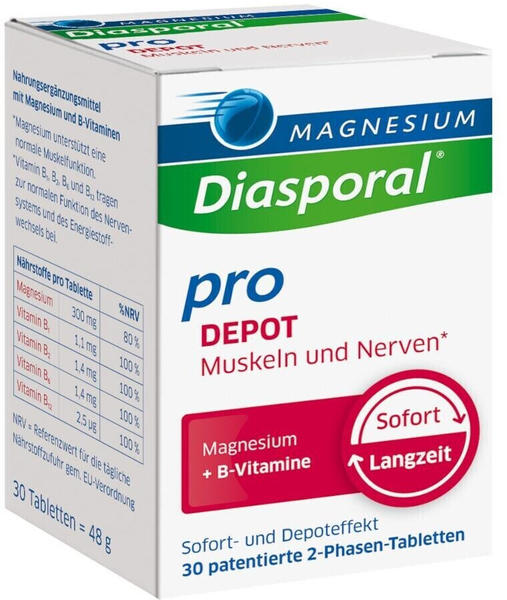 Protina Magnesium-Diasporal pro Depot Depot Muskeln und Nerven ...