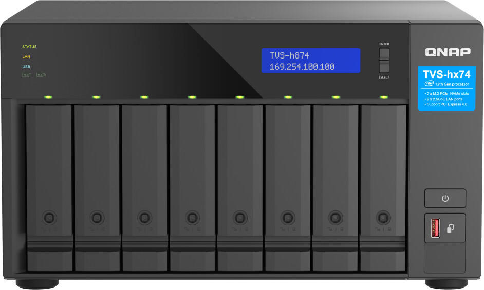 QNAP TVS-h874X-i9-64G Leergehäuse 8-Bay NAS ab 5.193,11€ · 27 Angebote ...