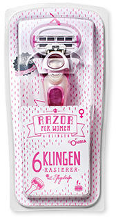Aldi Süd Ombia Razor for Women 6 Klingen Rasierer Test - gut (88/100)