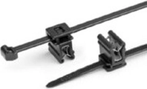 HellermannTyton 156-00948 T50ROSEC4A-PA66W-BK (100) Kabelbinder mit ...