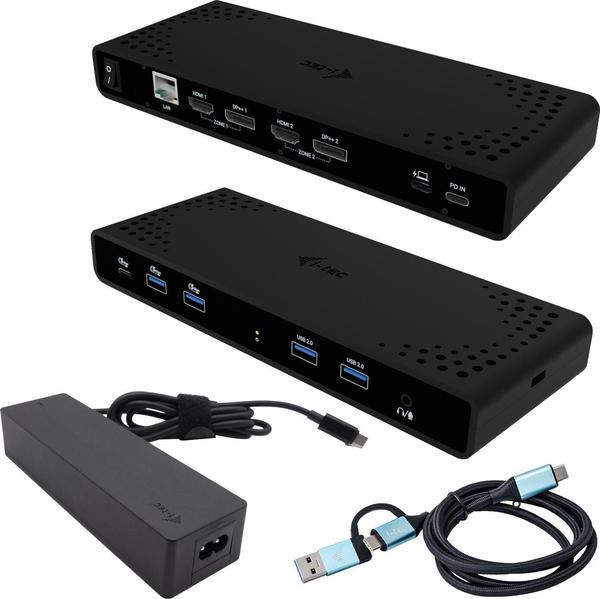 I-Tec Universal Dual 4K Display Docking CADUA4KDOCKPDB100 USB ...