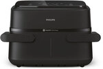 PHILIPS Airfryer XXL NA351/00 7,1 l Fassungsvermögen Doppeltank 6 ...