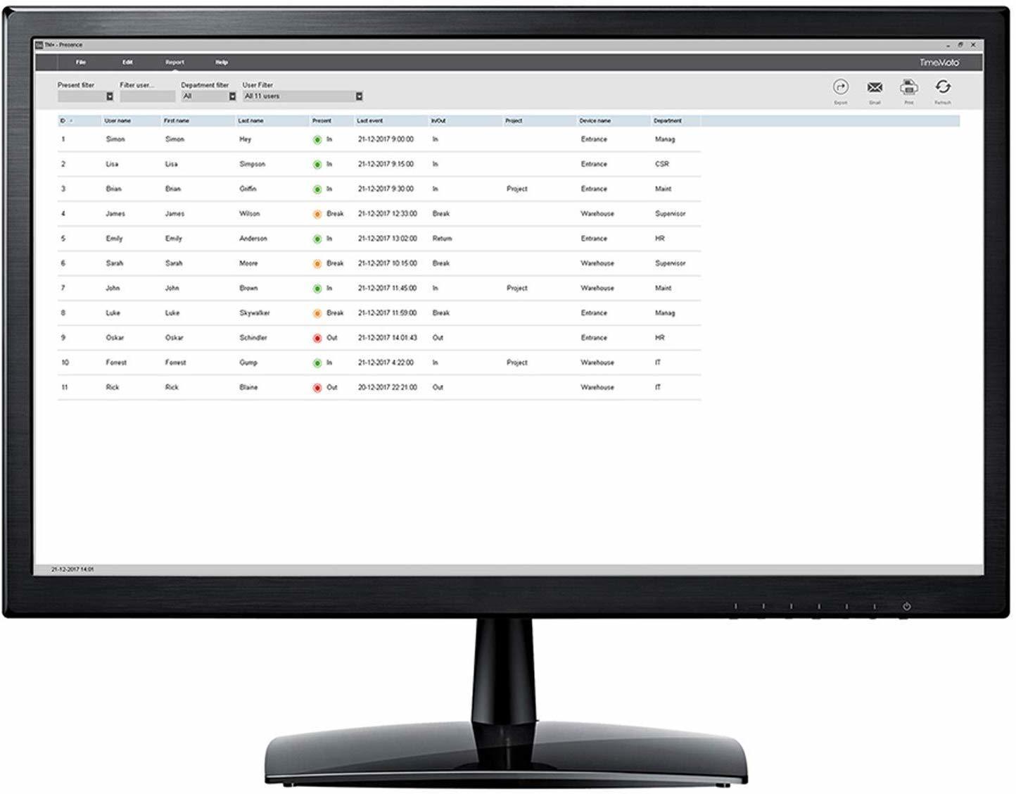 TImeMoto PC Plus Software - Erweiterte Zeiterfassungssoftware für die ...