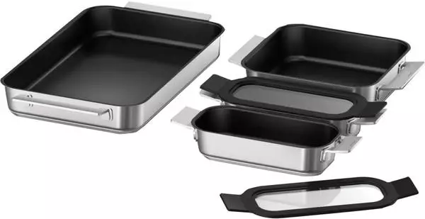 Siemens Pro Induction Flex Pfannen-Set 4-teilig schwarz (HZ9FF040 ...