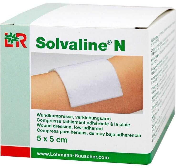 Lohmann & Rauscher Solvaline N 5 x 5 cm steril Kompressen (25 Stk ...