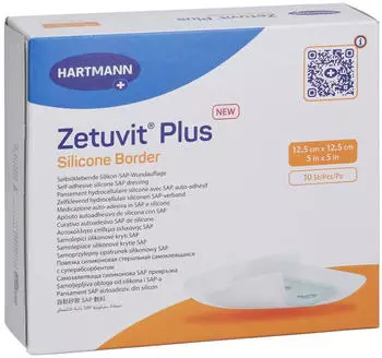 Emra-Med ZETUVIT Plus Silicone Border steril 12,5x12,5 cm 10 Stück - ab ...