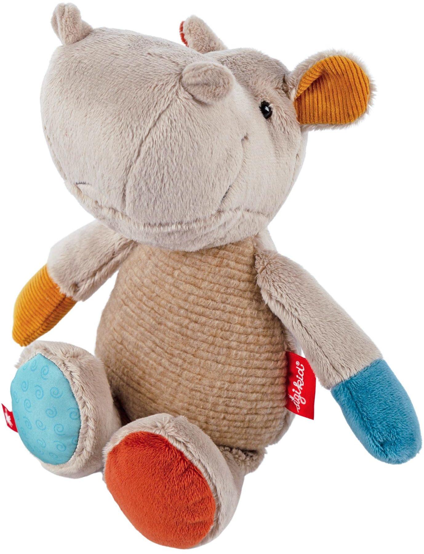 Sigikid Kuscheltier Nilpferd Swetty Yellow grau/weiß Plüschtier ...