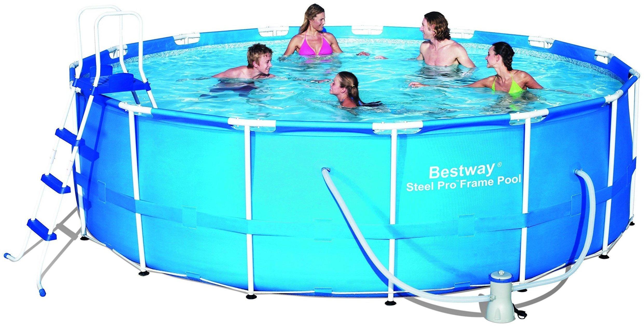 Bestway Metal Frame Set 457 x 122 cm inkl. Pumpe (5-tlg.) Test TOP ...