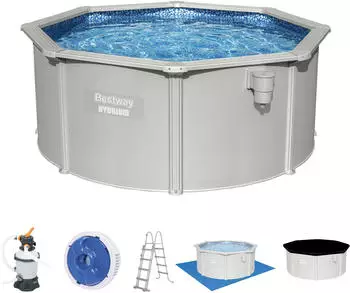 Bestway 5616B-7 Aufstellpool Steel Pro Max rund 366 x 100 cm