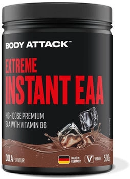 Body Attack Extreme Instant EAA Pulver - Blackberry, 500 g - Vegan, Made in Germany - 8 ...