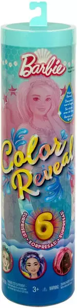 Barbie Color Reveal-Puppe und Zubehörteile mit 6 Überraschungen zum ...