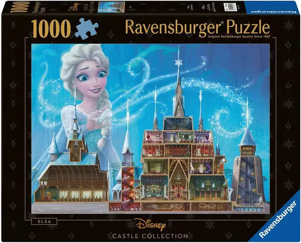 Ravensburger Disney Castles: Elsa (1000 Teile) Legepuzzle - ab 10,99