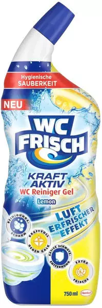 WC Frisch Kraft Aktiv WC Reiniger Gel Lemon (750 ml) WC-Reiniger ...