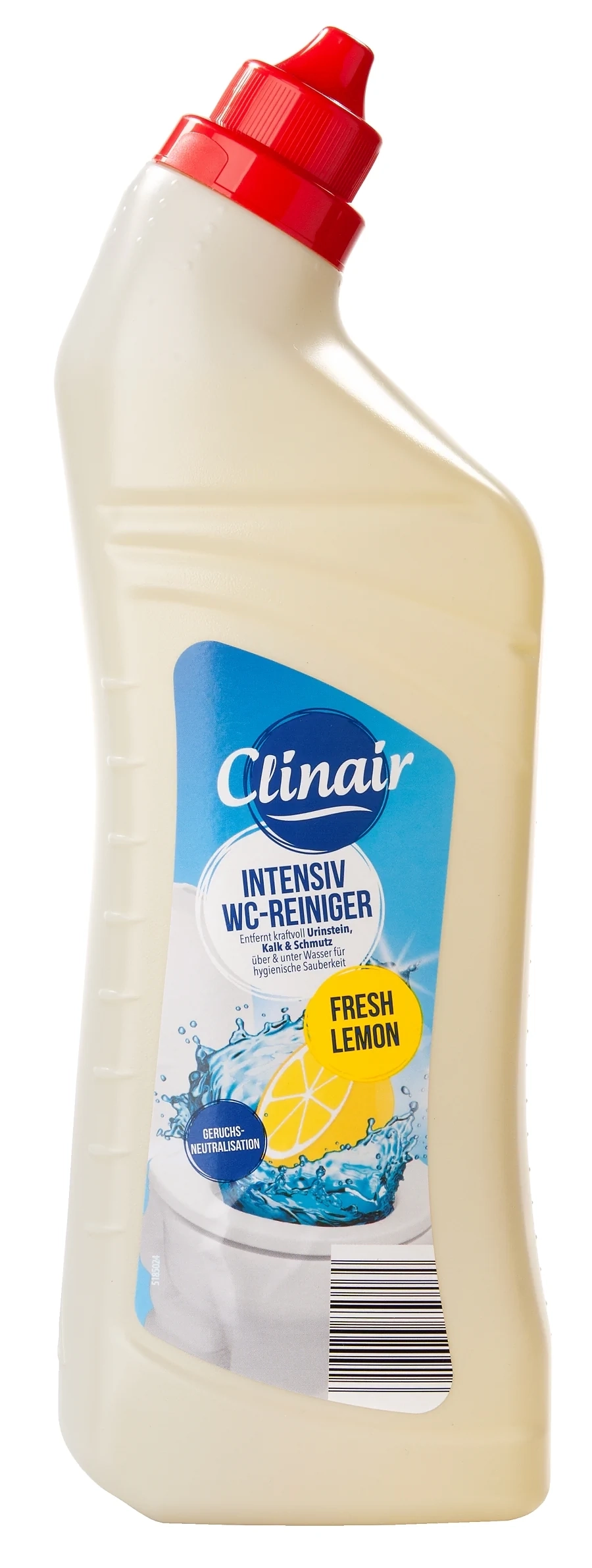 Aldi Clinair Intensiv WC-Reiniger Fresh Lemon Test WC-Reiniger · 83/100 ...