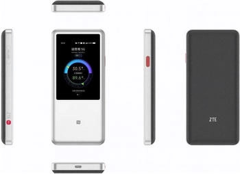 ZTE U60 mobiler Hotspot Router 5G WIFI - weiß Frequenzbänder: 5G:n1/ n3 ...