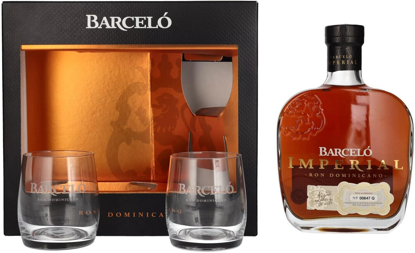 Barceló Imperial 0,7l 38% Geschenkbox mit Gläsern Erfahrungen auf ...