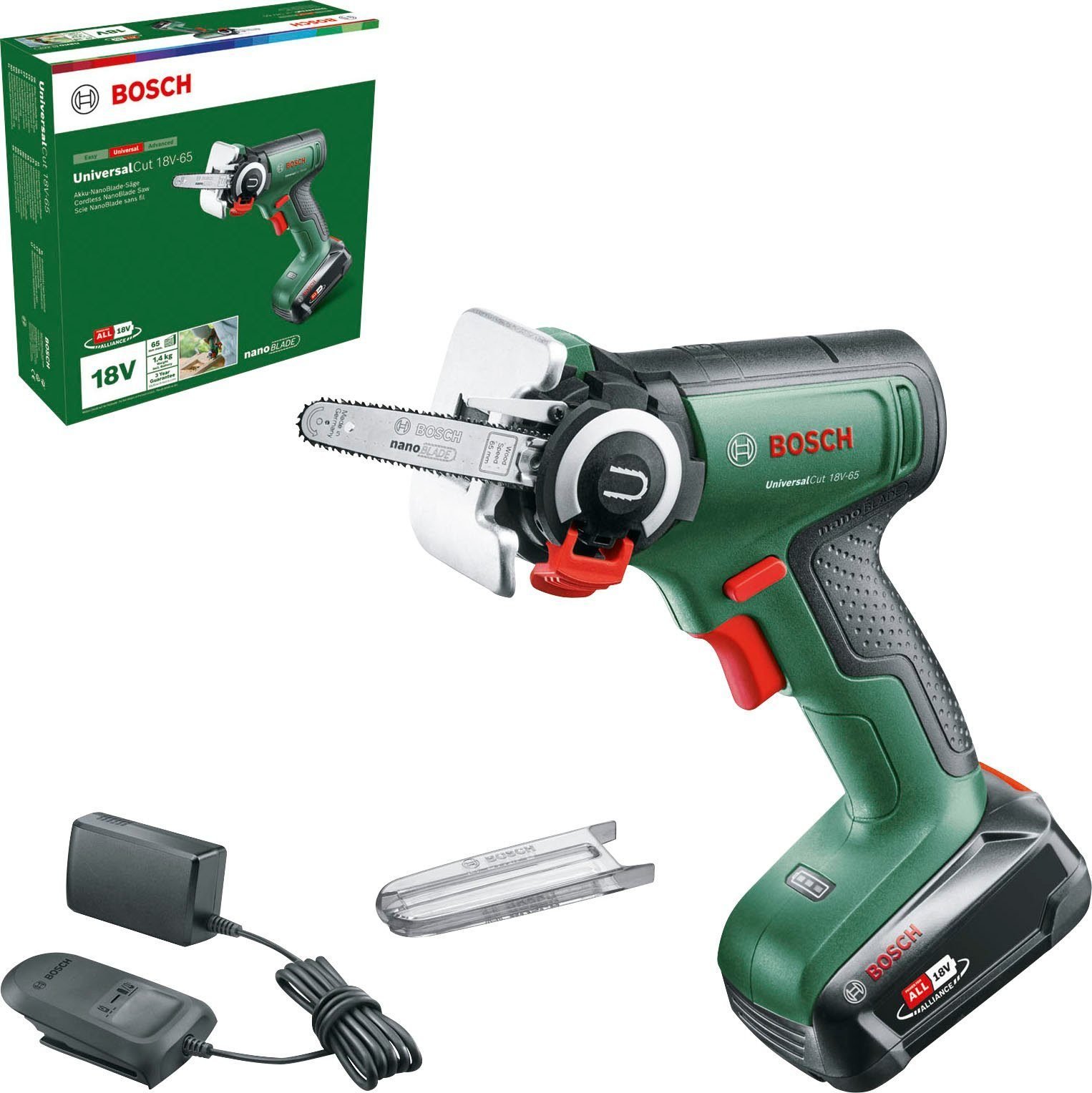 Bosch Akku-Säge NanoBlade UniversalCut 18V-65 Test - 100/100 (sehr gut)
