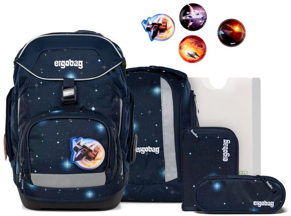 ergobag Pack Set ergonomischer Schulrucksack flexibel 6-teilig Set 1 ...