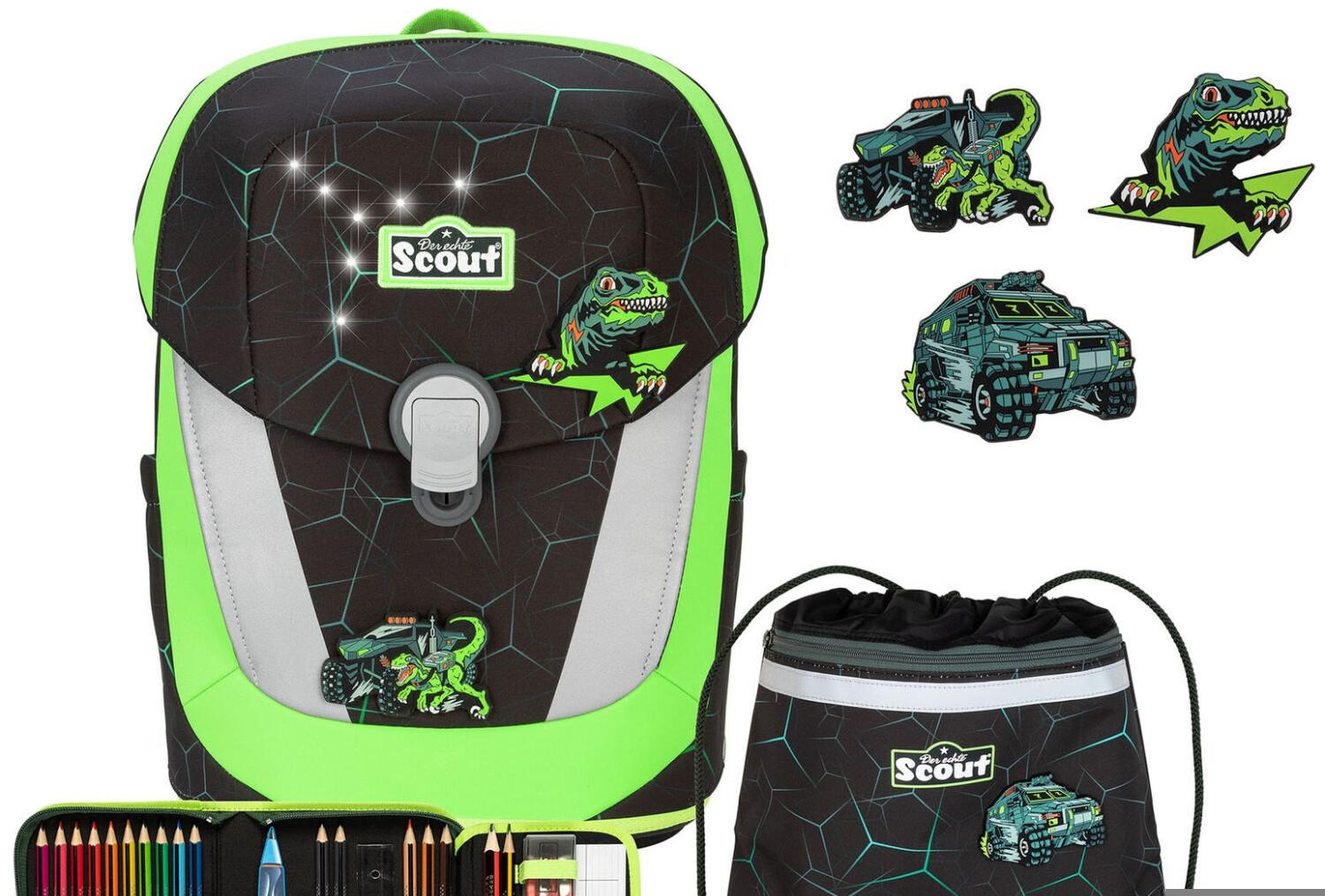 SCOUT LED Sunny II Set 5-teilig Dino Hunter