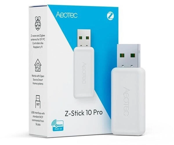 Aeotec Z-Stick 10 Pro - Zigbee 3.0 & Z-Wave 800 Series USB Adapter ...