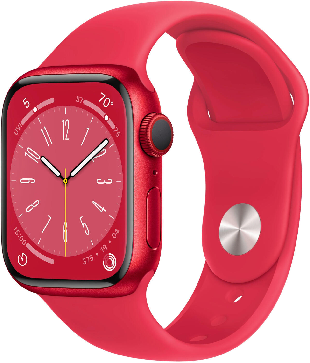 Apple Watch Series 8 GPS 41mm Aluminium PRODUCT(RED) Sportarmband ...