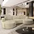 Masseno Vezzo M Wohnlandschaft U-Form Schlaffunktion Bettkasten Creme ...