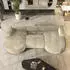 Masseno Vezzo M Wohnlandschaft U-Form Schlaffunktion Bettkasten Creme ...