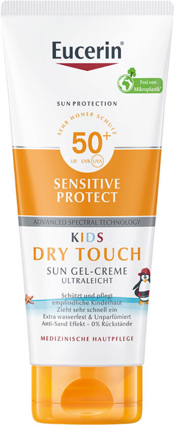 Eucerin Kids Dry Touch Sun Gel-Cream SPF 50+ (200ml) Test - 88/100 (gut)
