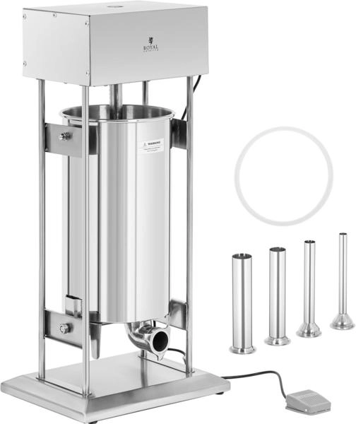 Royal Catering Elektrischer Wurstfüller mit 350 W und 25 l Kapazität ...