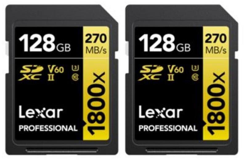 Lexar Professional 1800x SDXC 128GB DP SD Karte · Bewertung: 5/5