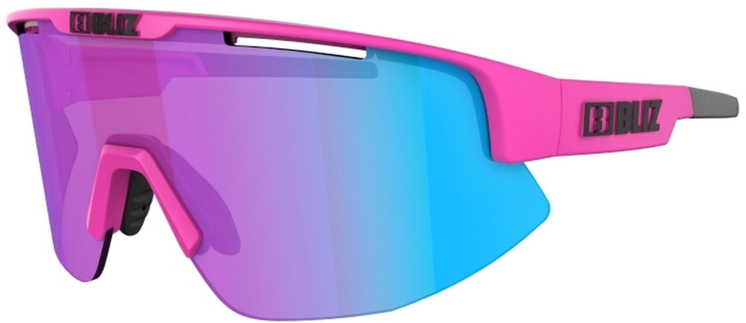 Bliz Matrix Nordic Light Sportbrille, matt neon pink-blue multi