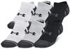 Under Armour Perf Tech Herren-Socken, Grau, 6er-Pack, Grau, Large
