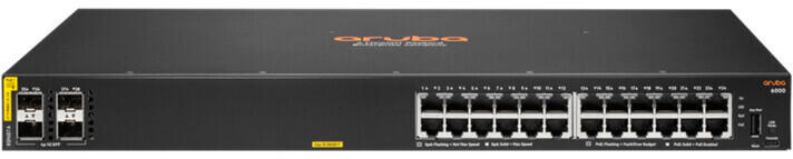 HPE Aruba CX 6000 24G Class4 PoE 4SFP 370W (R8N87A) PoE Switch ab 895,00€