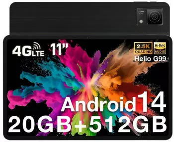 DOOGEE U11 Pro Android 15 Tablet 11 Zoll, 30GB RAM+256GB ROM (2TB TF ...