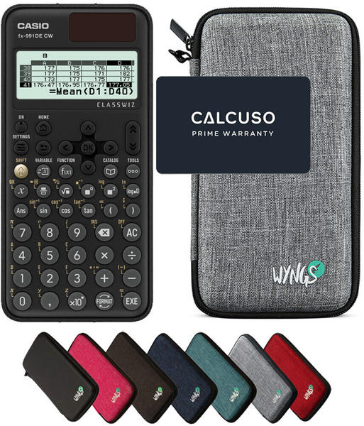 Casio FX-991DE CW mit Schutztasche grau - Angebote ab 41,99