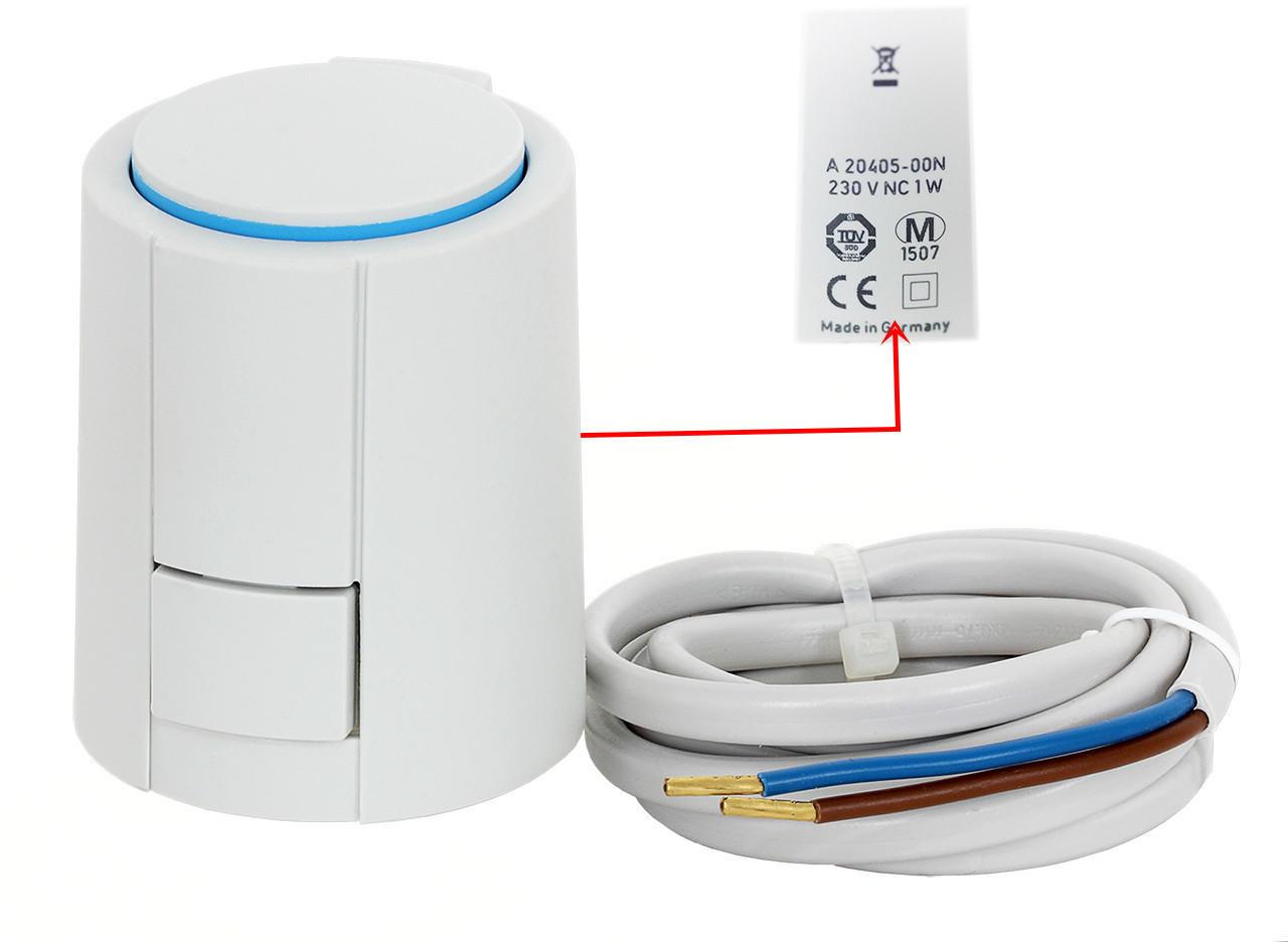 Möhlenhoff Alpha 5 Stellantrieb Fußbodenheizung 230V mit Adapter ...