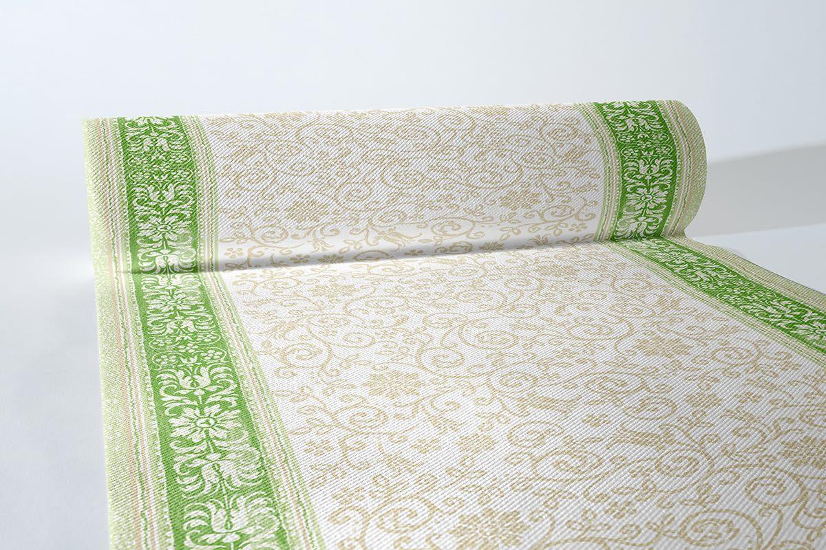 Sovie HORECA Tischläufer Lara in grün aus Linclass Airlaid 40 cm x 24 m ...