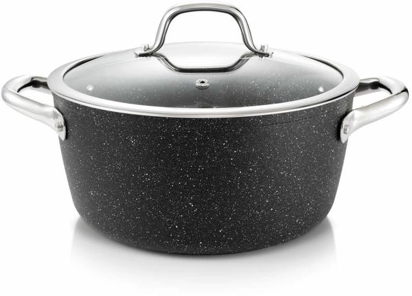 Tescoma Kasserolle PRESIDENT Stone mit Deckel ø 24 cm, 4.5 l