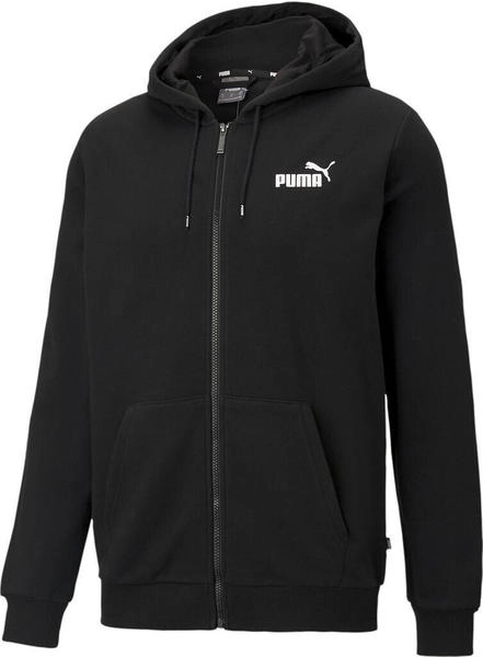 PUMA Herren ESS Small Logo FZ Hoodie TR Pullover, Black, XL