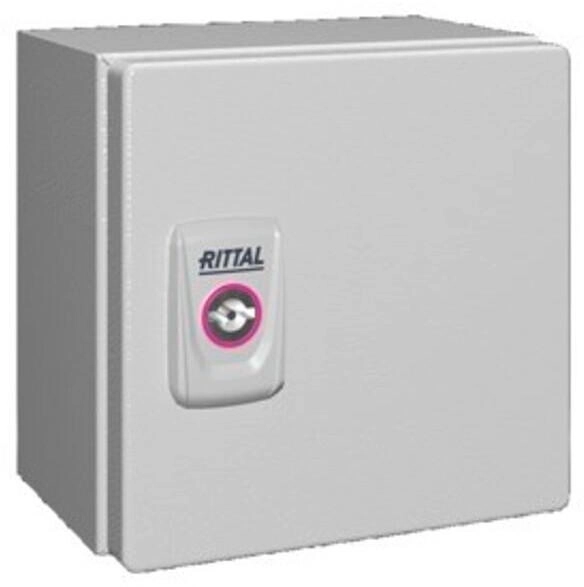 Rittal KX Stahl Wandgehäuse RAL 7035, grau IP66, HxBxT 150 mm x 150 mm ...