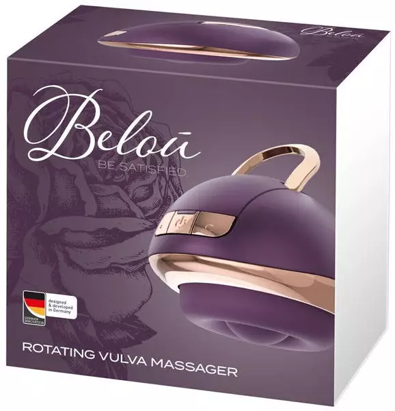 Belou Rotating Vulva Massager Lila