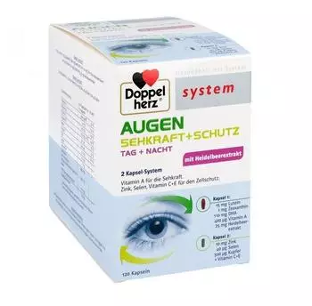 Doppelherz system AUGEN PLUS SEHKRAFT + SCHUTZ – Mit Vitamin A und der ...