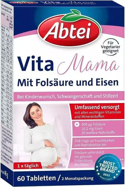 Abtei Vita Mama Tabletten (60 Stk.) Test - 10/100 (mangelhaft)